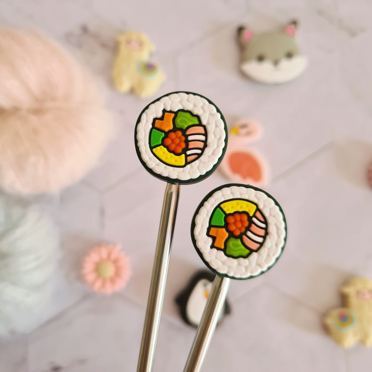 Sushi Stitch Stoppers – BeehiveYarns